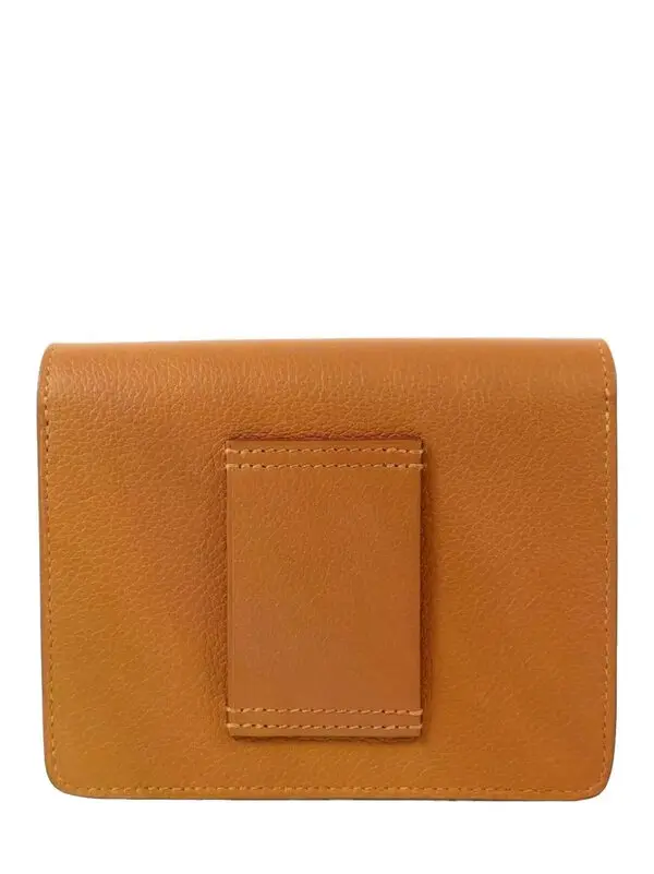 Hermès Roulis Slim Wallet In Grained Leather - Brown
