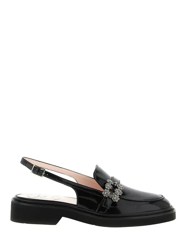 ROGER VIVIER Viv' Rangers Slingbacks - Black
