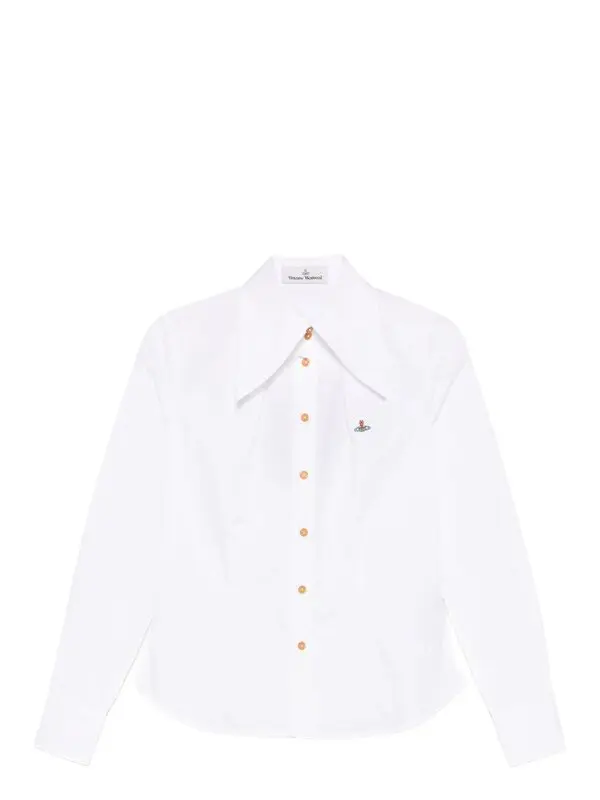 VIVIENNE WESTWOOD Regenerative Cotton Blend Shirt - White