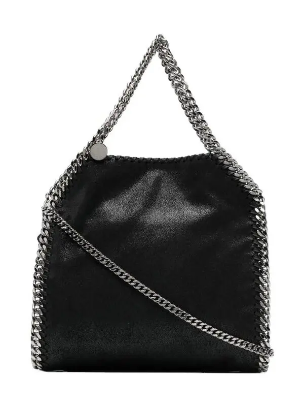 Stella McCartney Polyester Tote Bag With Silver-tone Hardware - Black