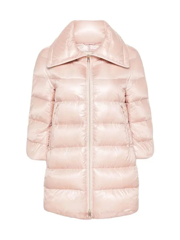 Herno Light Feather Down Padded Coat - Pink