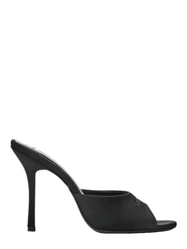 Alexander Wang Cher Mule With 105mm Stiletto Heel - Black
