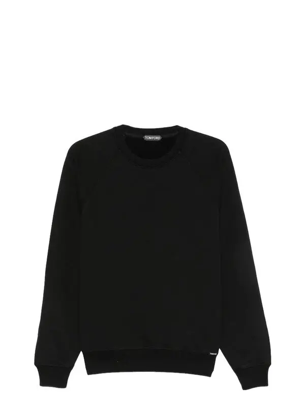 TOM FORD Crewneck Sweatshirt With Raglan Sleeves - Black