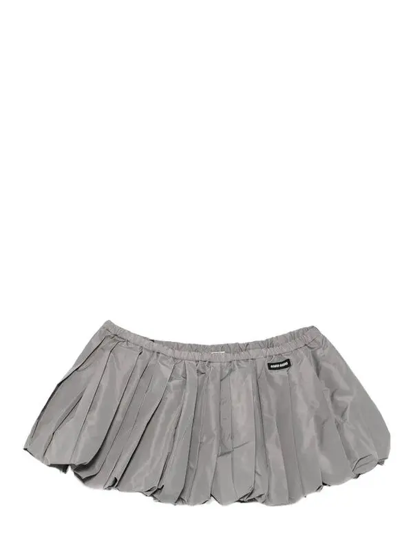 Miu Miu Pleated Skirt - Gray