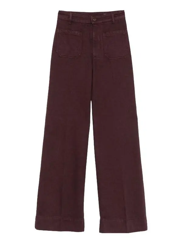 Victoria Beckham Wide-leg Jeans - Red