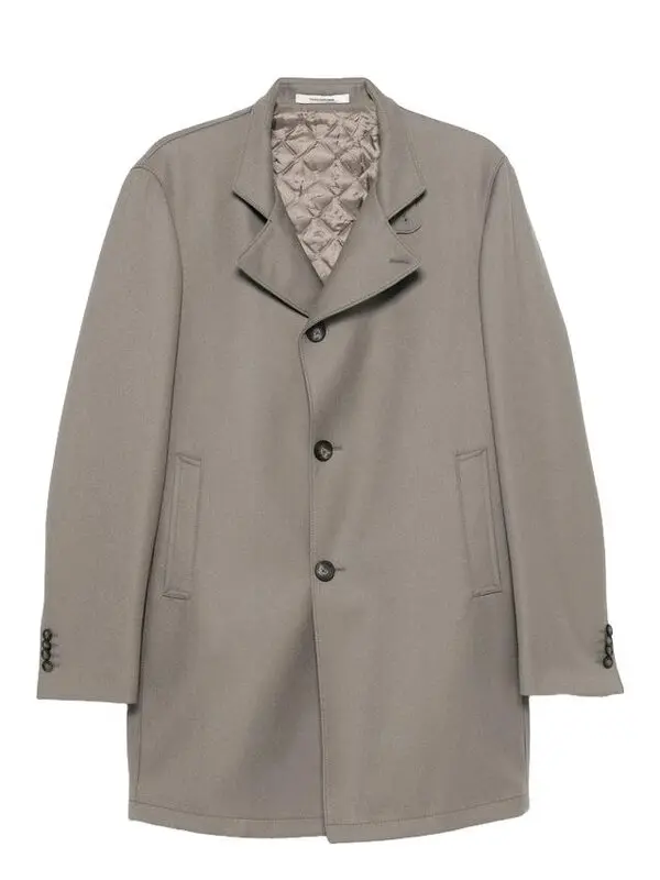 Tagliatore Single Breasted Coat - Gray