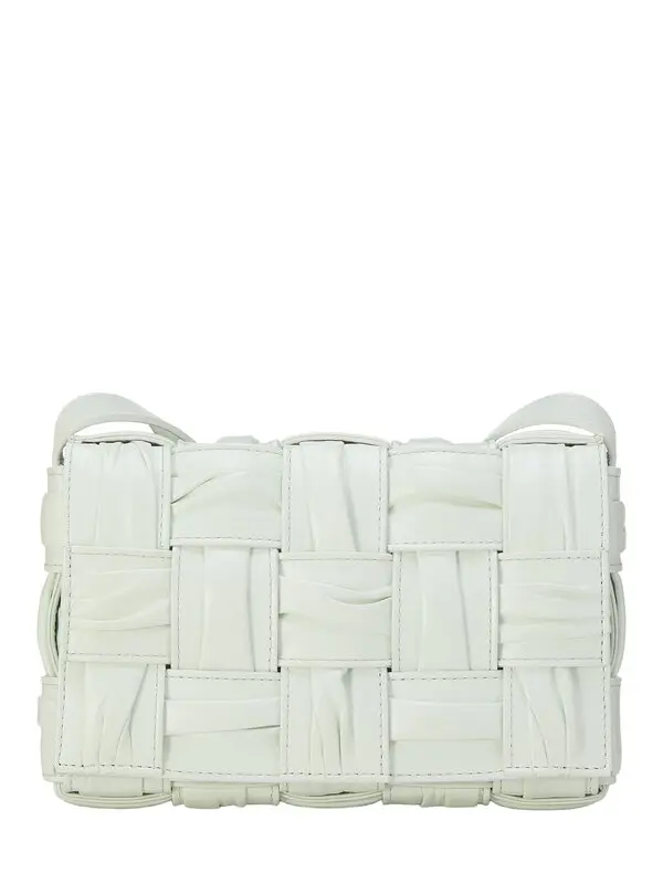 Bottega Veneta Maxi Intrecciato Plisse Cassette Bag - Green
