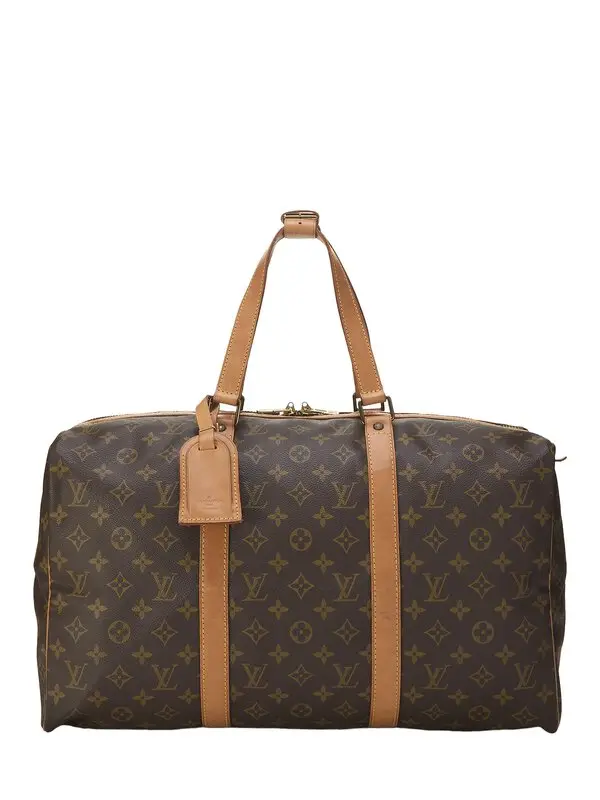 LOUIS VUITTON Monogram Sac Souple 45 Travel Bag - Brown