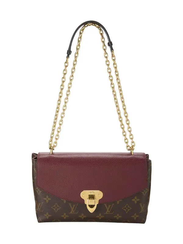 LOUIS VUITTON Monogram Canvas Saint Placide Shoulder Bag - Burgundy