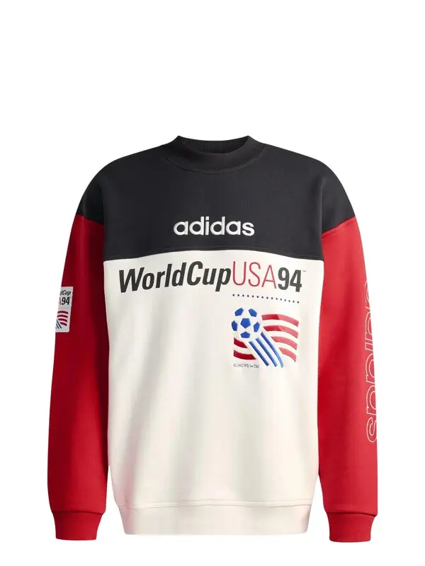 Adidas World Cup Usa Graphic Sweatshirt - Black/white/red