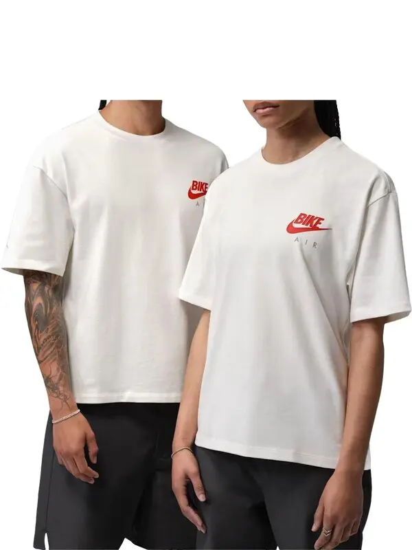 JORDAN X Nigel Sylvester Bike Air T-shirt 'white Red - White/red