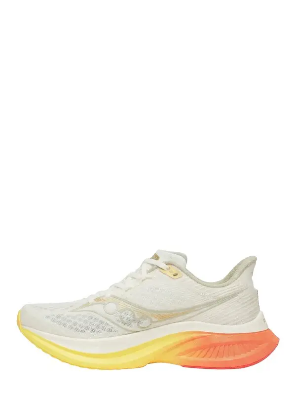 Saucony Endorphin Speed 5 Wide Athletic Shoes - Ivory/fire