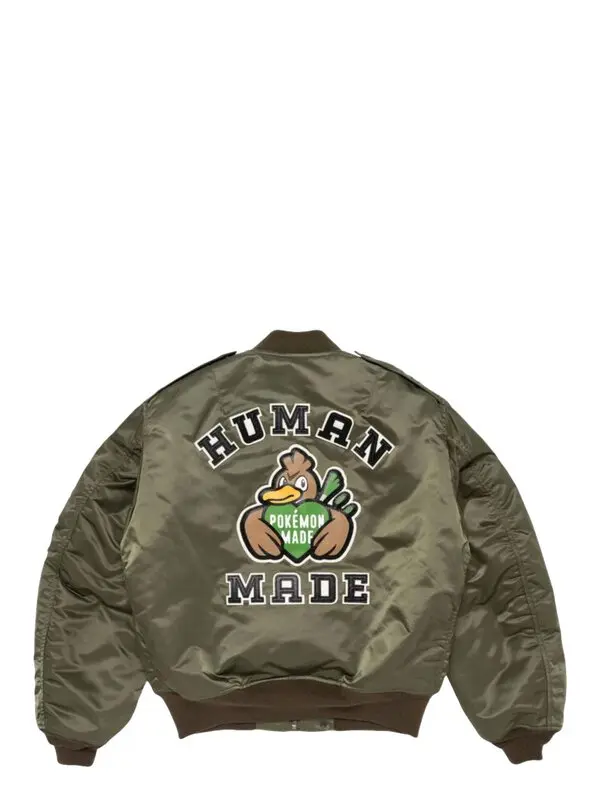 HUMAN MADE X Pokemon Made Padded Blouson Jacket - Olivedrab