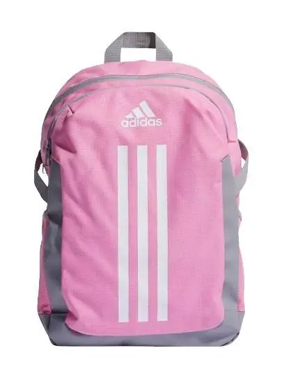 Adidas Logo Power Backpack - Bliss Pink/mgh Solid Grey/white