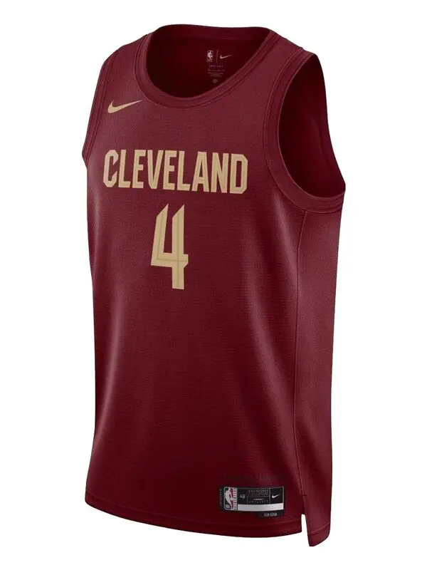 Nike Dri-fit Nba Evan Mobley Cleveland Cavaliers Icon Edition Swingman Jersey - Team Red