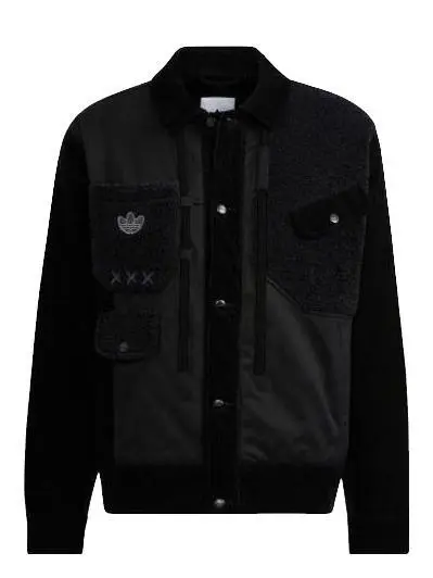 Adidas Originals X Melting Sadness Crossover Series Logo Sports Jacket - Default Color