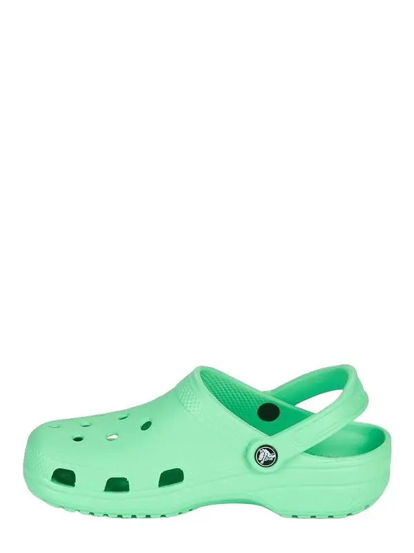 CROCS Classic Outdoor Flat Heel Sports Slippers - Green