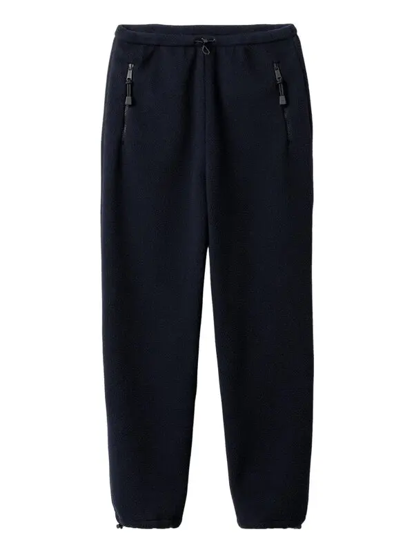 Miu Miu Cotton Fleece Joggers - Blue