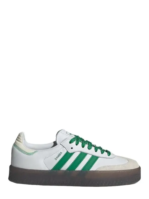 ADIDAS ORIGINALS Samba Striped Sneakers - White