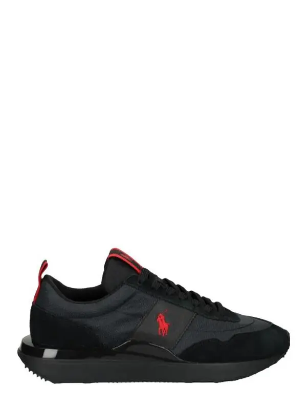 Polo Ralph Lauren Train 89 Logo-embroidery Sneakers - Black