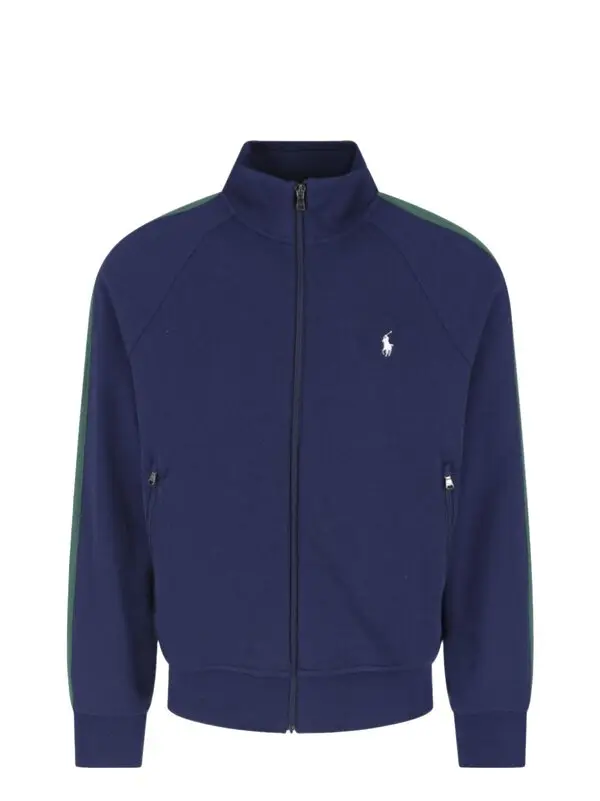 Polo Ralph Lauren Long-sleeved Zip-up Sweatshirt - Blue