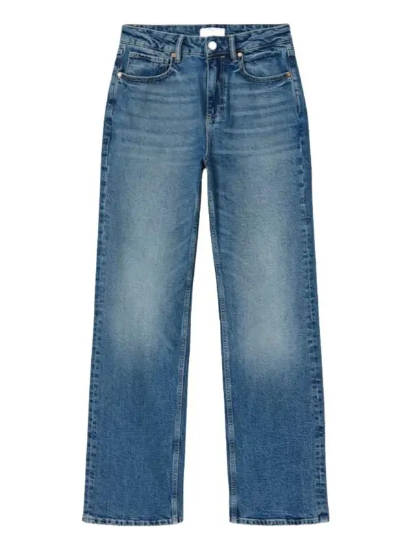 ALLSAINTS Ida Straight Leg Denim Jeans - Mid-indigo