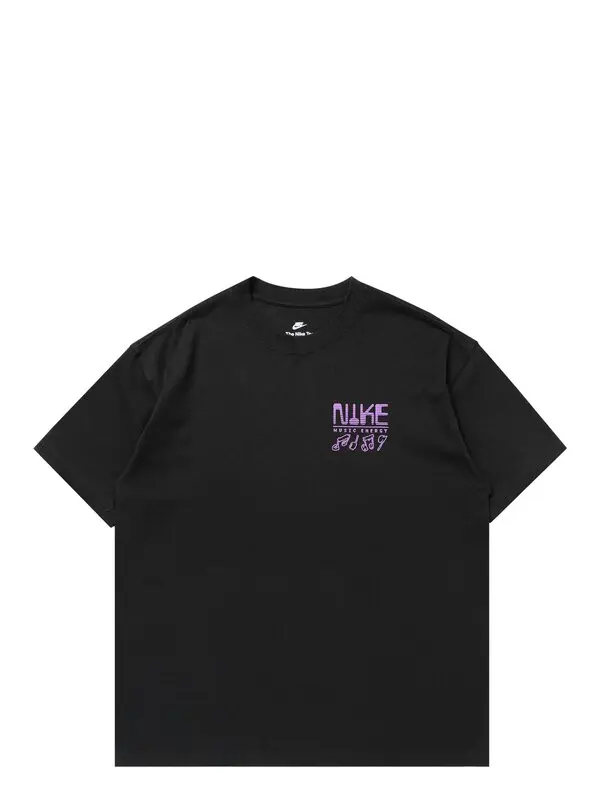 Nike Music Energy" Graphic T-shirt - Black