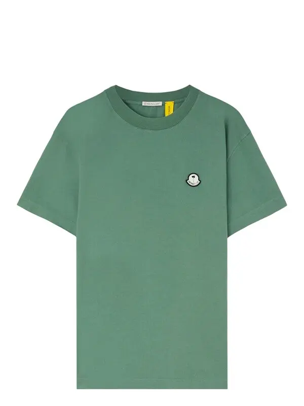 Moncler X Palm Angels Logo Patch T-shirt - Green