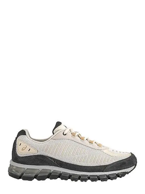 Asics Gel-quantum 360 Mesh And Suede Trainers - Cream Obsidian Grey