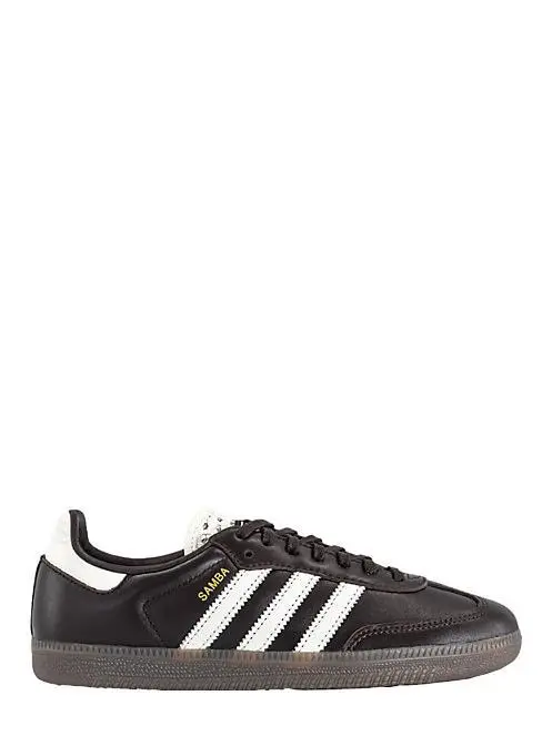Adidas Samba Og Leather Trainers - Aurora Coffee Offwhite G