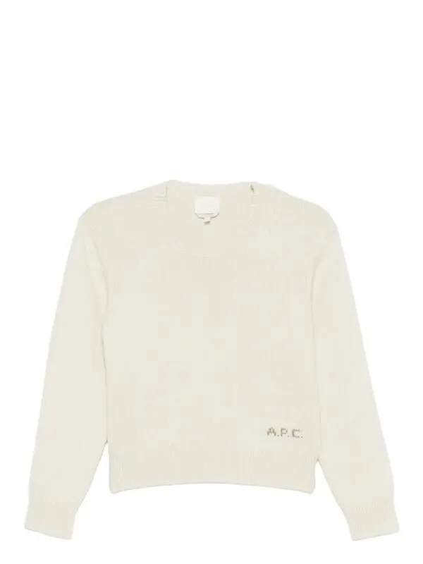 A.p.c. Ribbed Crew Neck Pullover - Multicolor