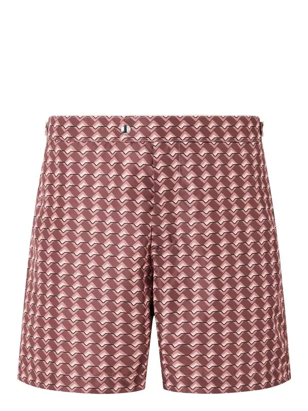 Mr P. Wiggle Geo Printed Swim Shorts - Pink
