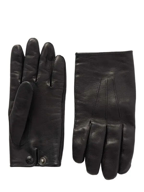 TOM FORD Leather Gloves - Black