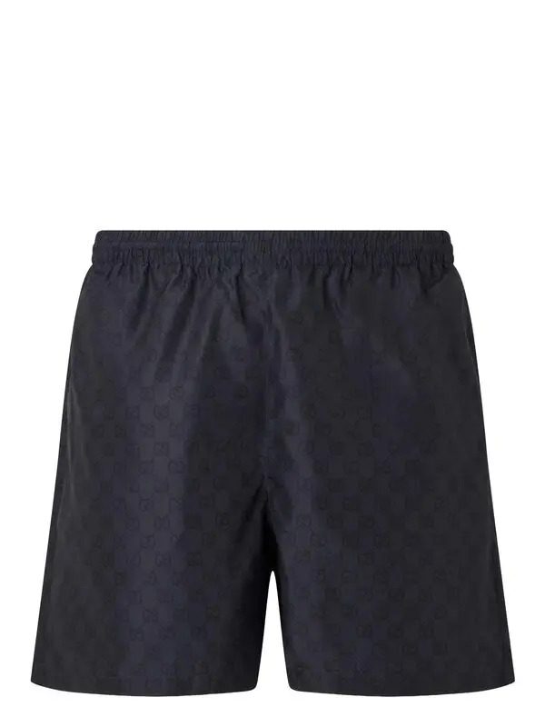 Gucci Gg Supreme Shell Swim Shorts - Black