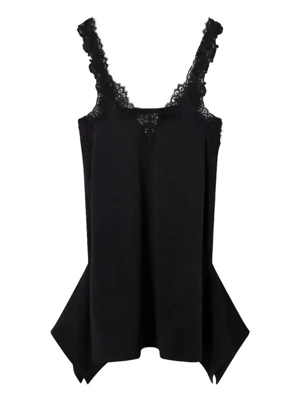 Stella McCartney Lace-trim Mini Dress - Black