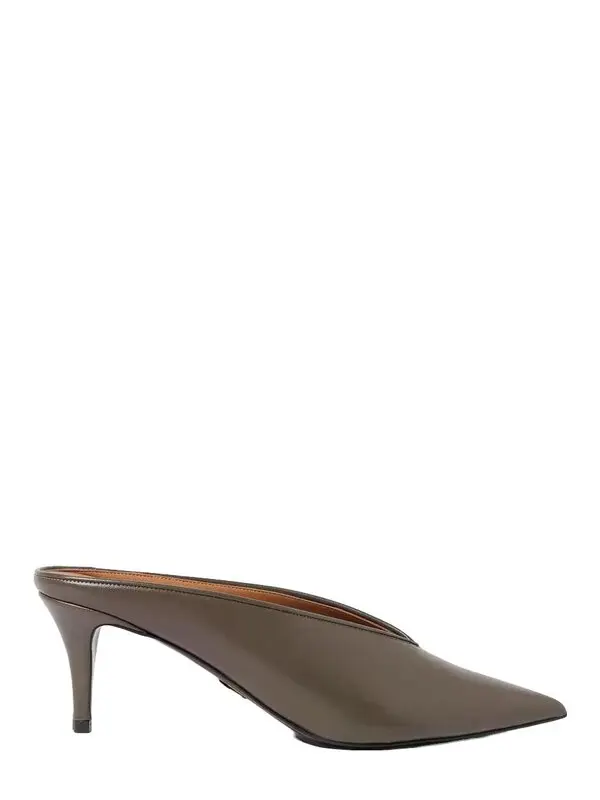 Stella McCartney Pointed-toe V-cut Mules - Brown
