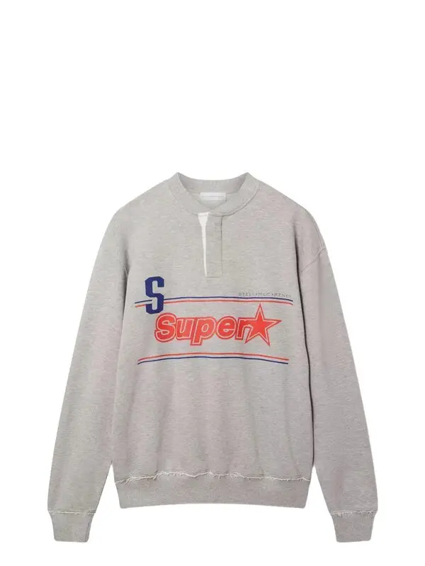 Stella McCartney Drop Shoulder Sweatshirt - Grey