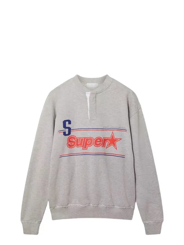 Stella McCartney Drop Shoulder Sweatshirt - Grey
