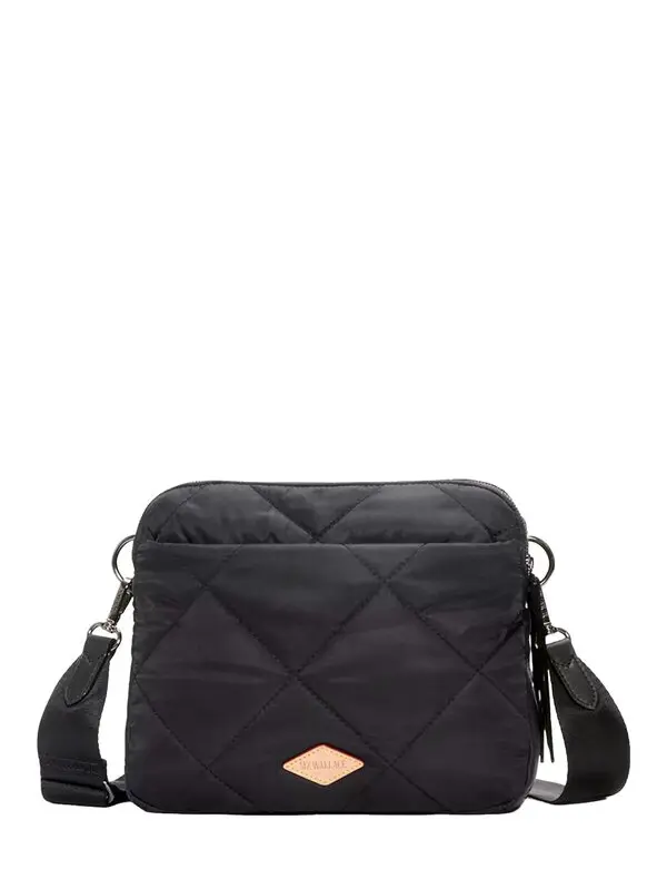 Mz Wallace Madison Quilted Crossbody Bag - Black