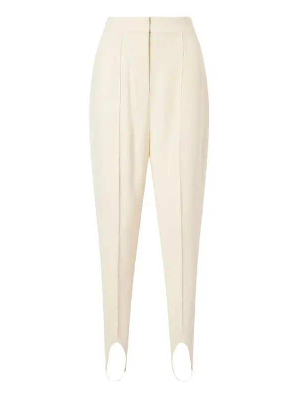 Stella McCartney High-rise Jersey Stirrup Leggings - Neutrals