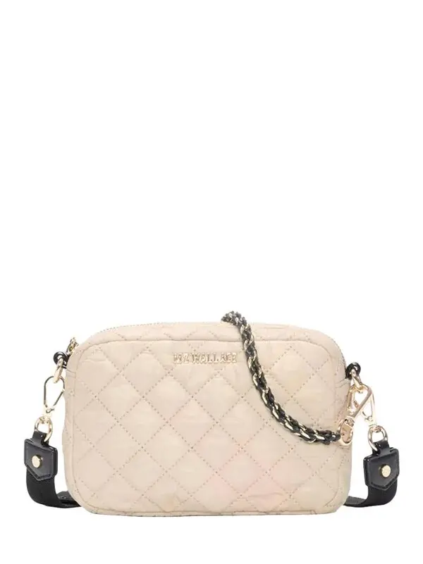 Mz Wallace Crosby Quilted Crossbody Bag - Neutrals