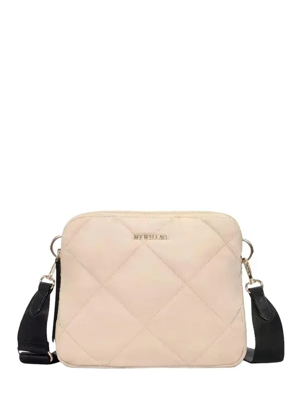 Mz Wallace Madison Quilted Crossbody Bag - Neutrals