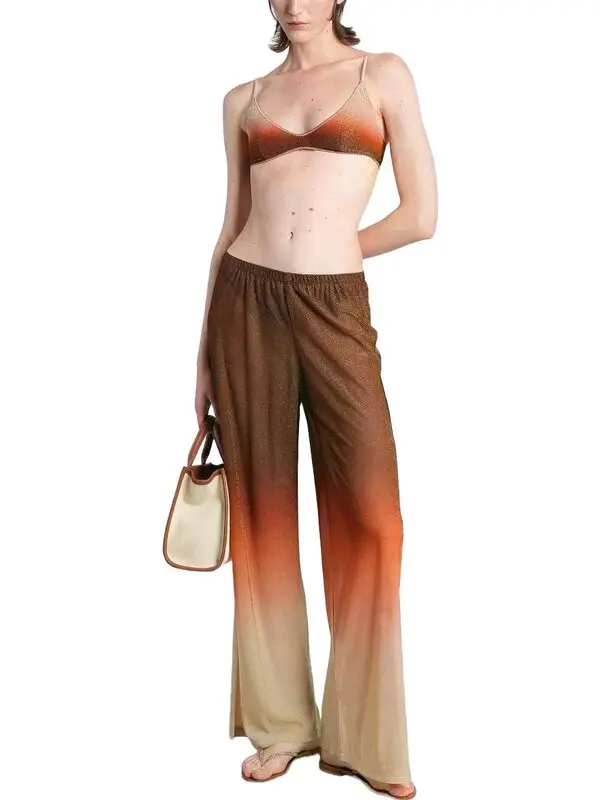 MC2 SAINT BARTH Amalia Palazzo Pants - Brown