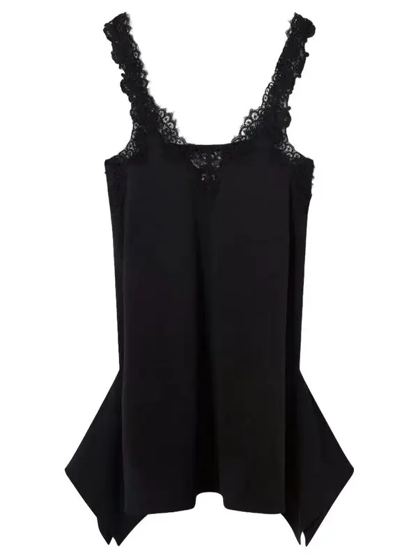 Stella McCartney Lace-trim Mini Dress - Black