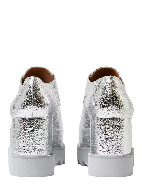 Stella McCartney Elyse Lace-up Derby Shoes - Silver