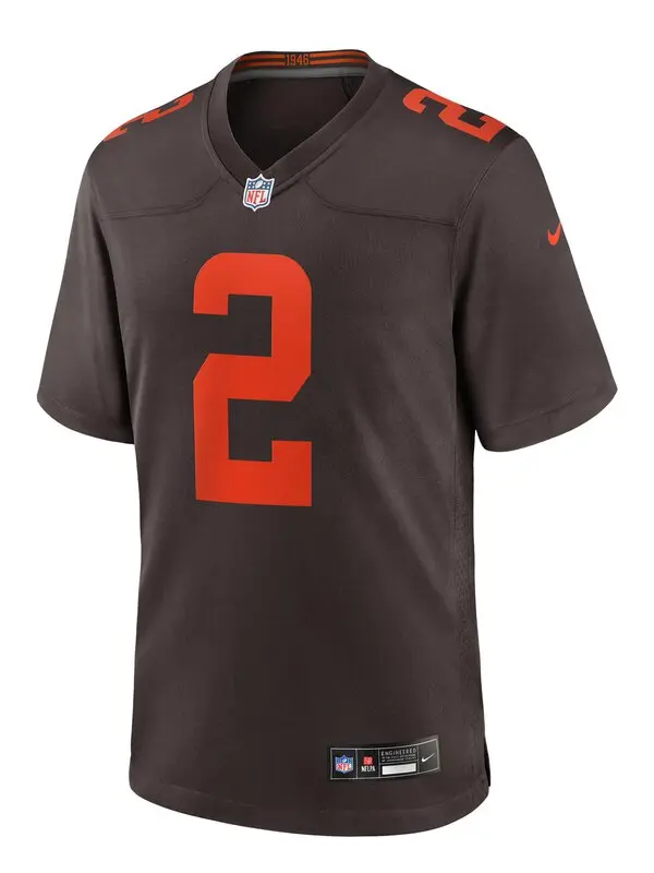 Nike Cleveland Browns Shedeur Sanders Nfl Game Jersey - Brown