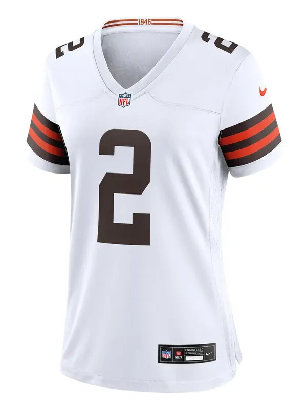 Nike Shedeur Sanders Cleveland Browns Nfl Game Jersey - White