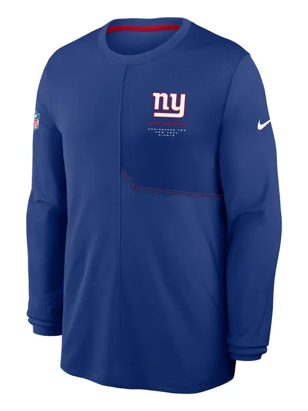 Nike New York Giants Dri-fit Long-sleeve Top - Blue