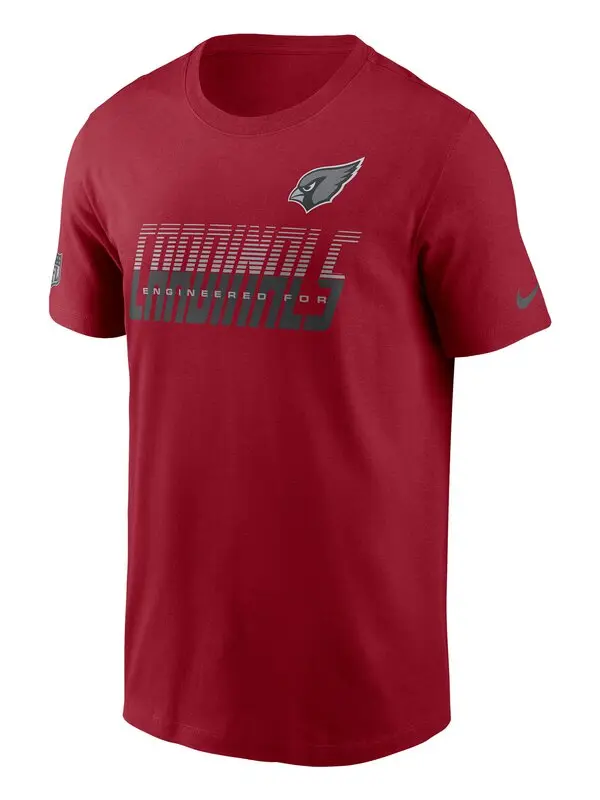 Nike Arizona Cardinals Sideline Team Issue Dri-fit Nfl T-shirt - Red