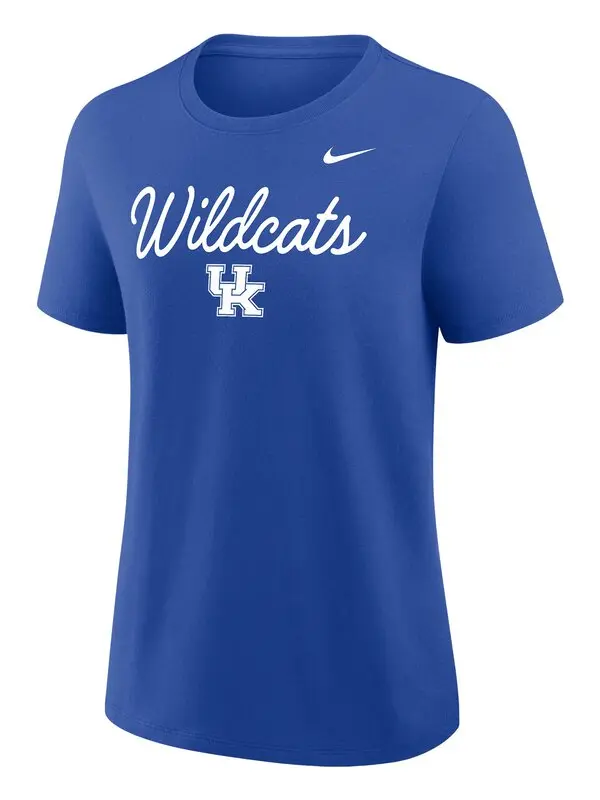 Nike Kentucky Wildcats Script Logo T-shirt - Blue